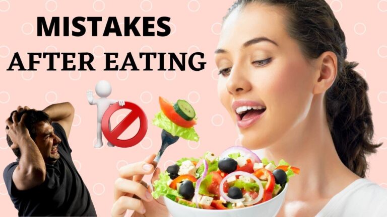 How To Sit After Eating : 2 Big Mistakes We Do After Eating - Healthcity